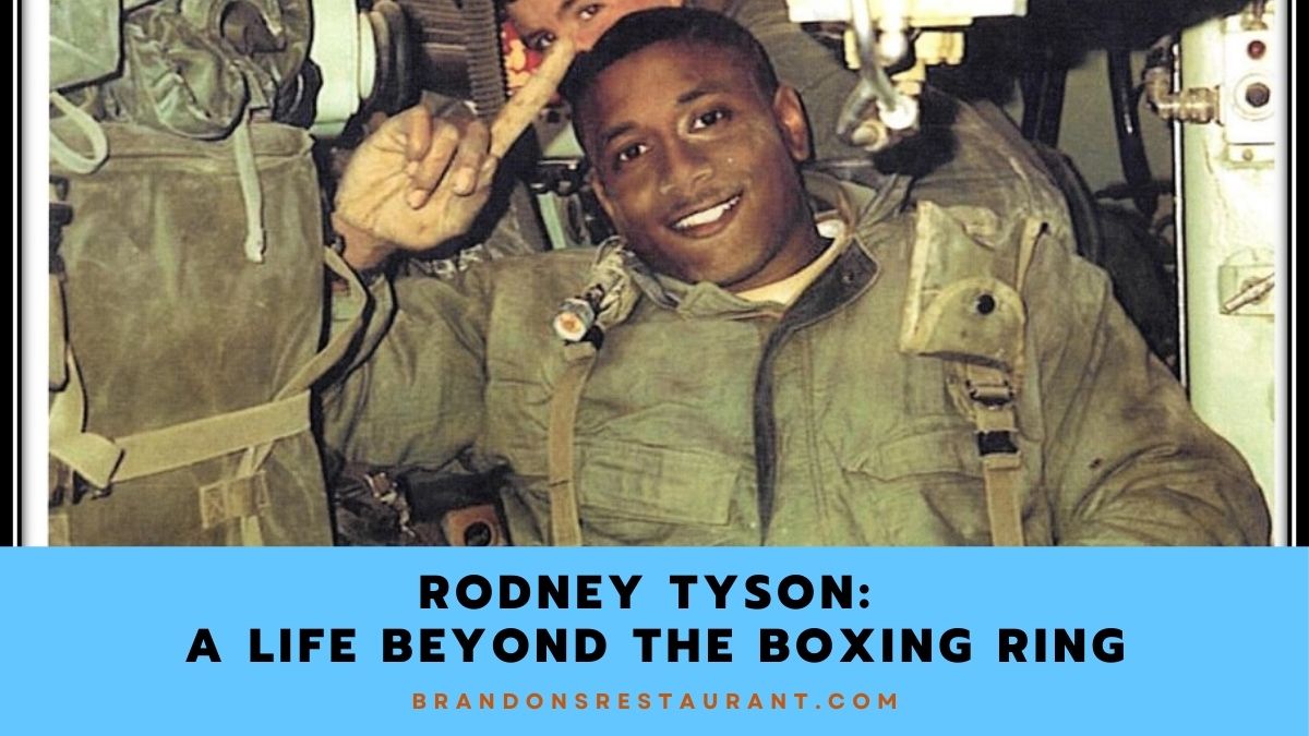 Rodney Tyson: A Life Beyond the Boxing Ring - Brandon's Restaurant