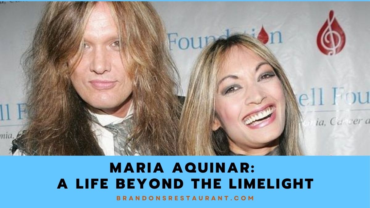 Maria Aquinar: A Life Beyond the Limelight - Brandon's Restaurant