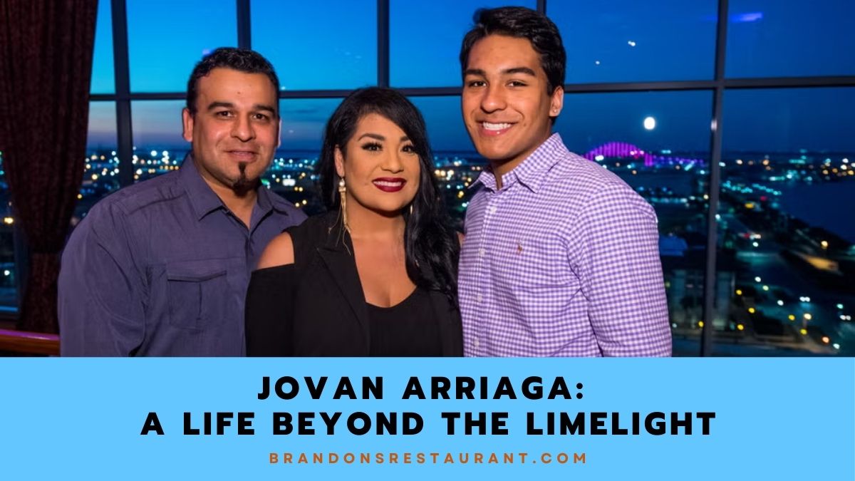 Jovan Arriaga: A Life Beyond the Limelight - Brandon's Restaurant