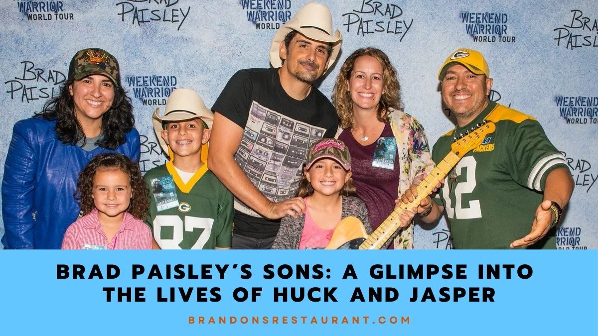 Brad Paisley’s Sons: A Glimpse into the Lives of Huck and Jasper ...